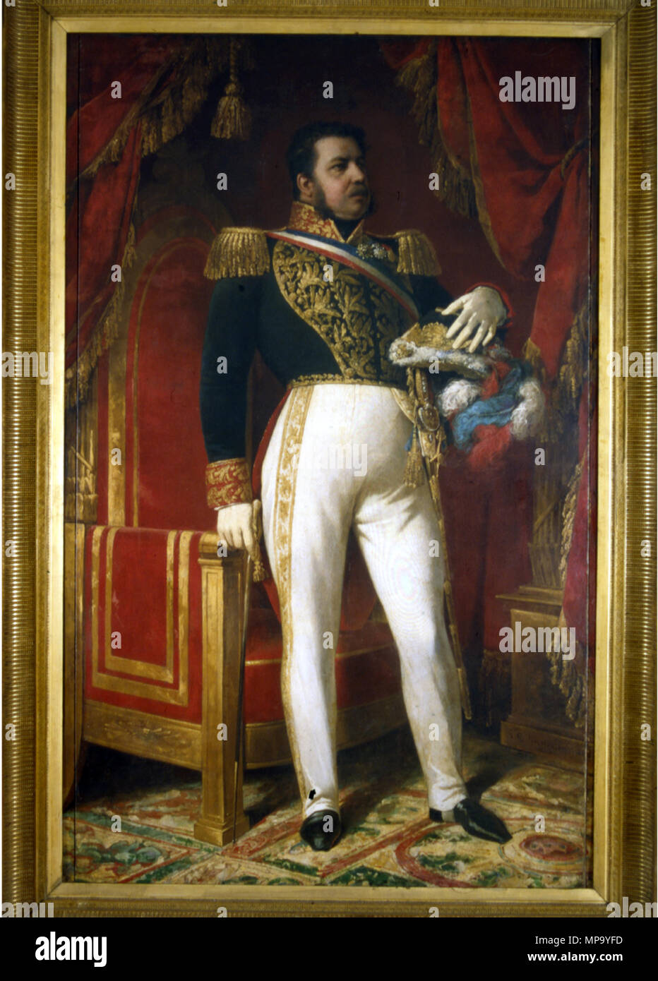 Retrato del general Manuel Bulnes Prieto . Retrato del general Manuel ...