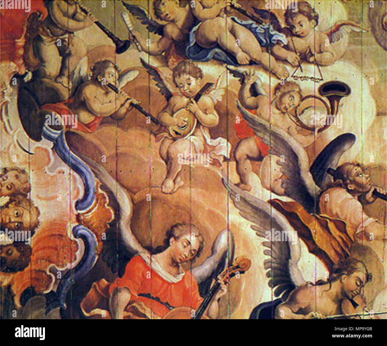 849 Manuel da Costa Ataíde - Anjos músicos Stock Photo - Alamy