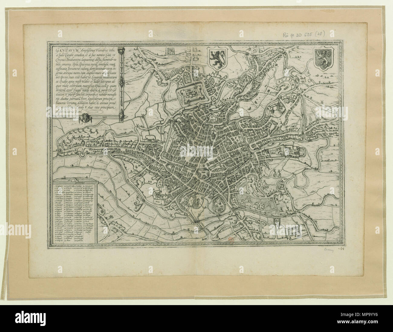 . English: Map of Ghent by Hadrianus Barlandus,1574 . 7 March 2012 ...