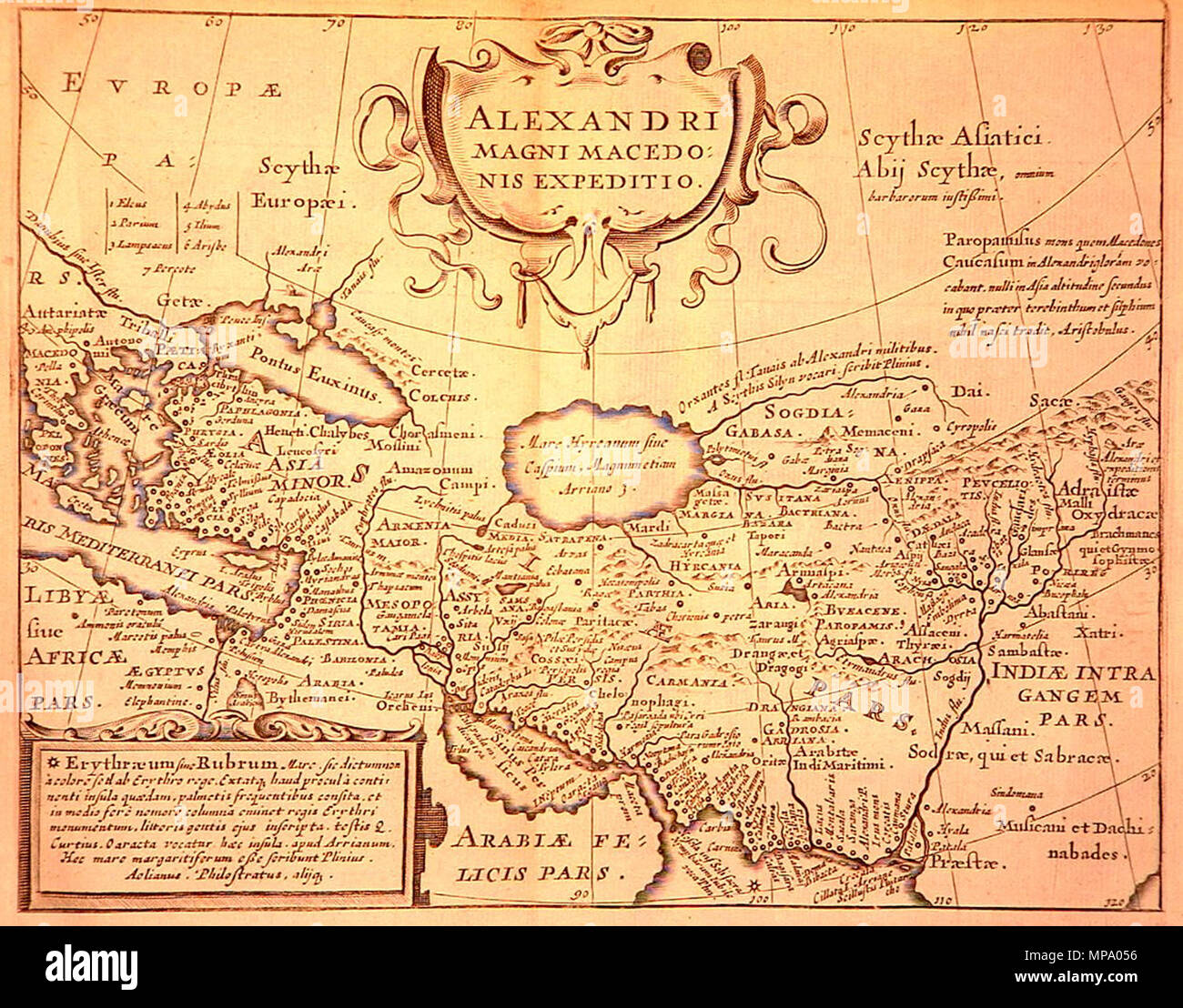 Alexander the great map hi-res stock photography and images - Alamy
