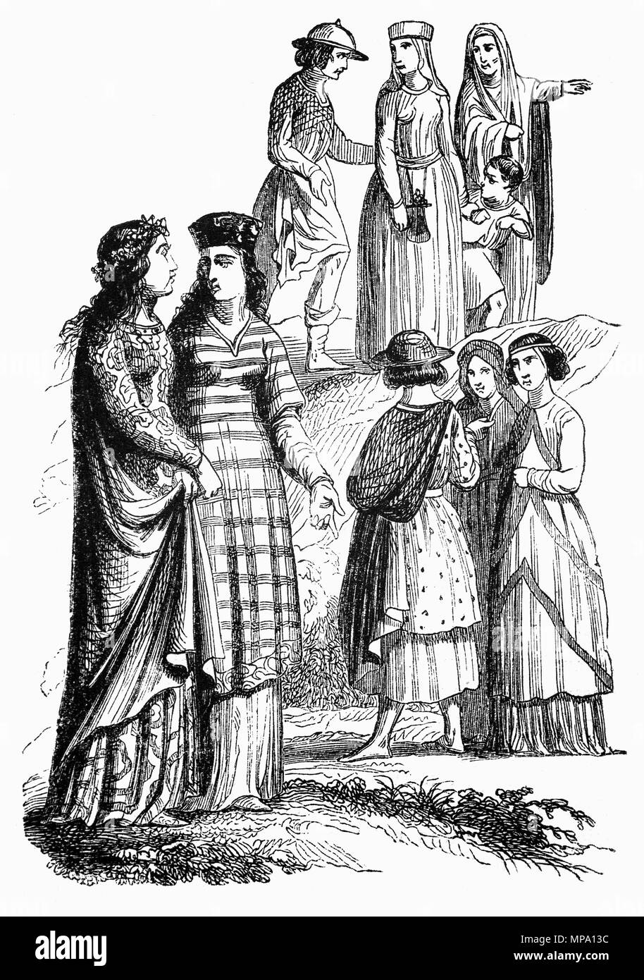 Medieval citizens hi-res stock photography and images - Alamy