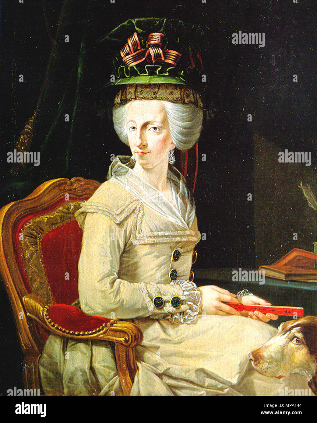 . Portrait of Archduchess Maria Amalia of Austria (1746-1804) . second ...