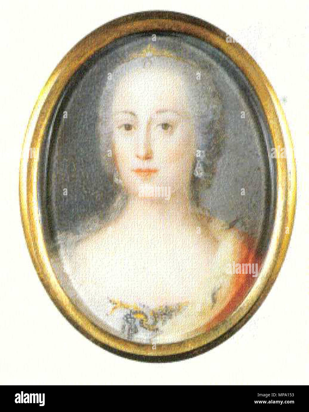 Portrait of Archduchess Maria Anna of Austria (1718–1744) 18th century ...