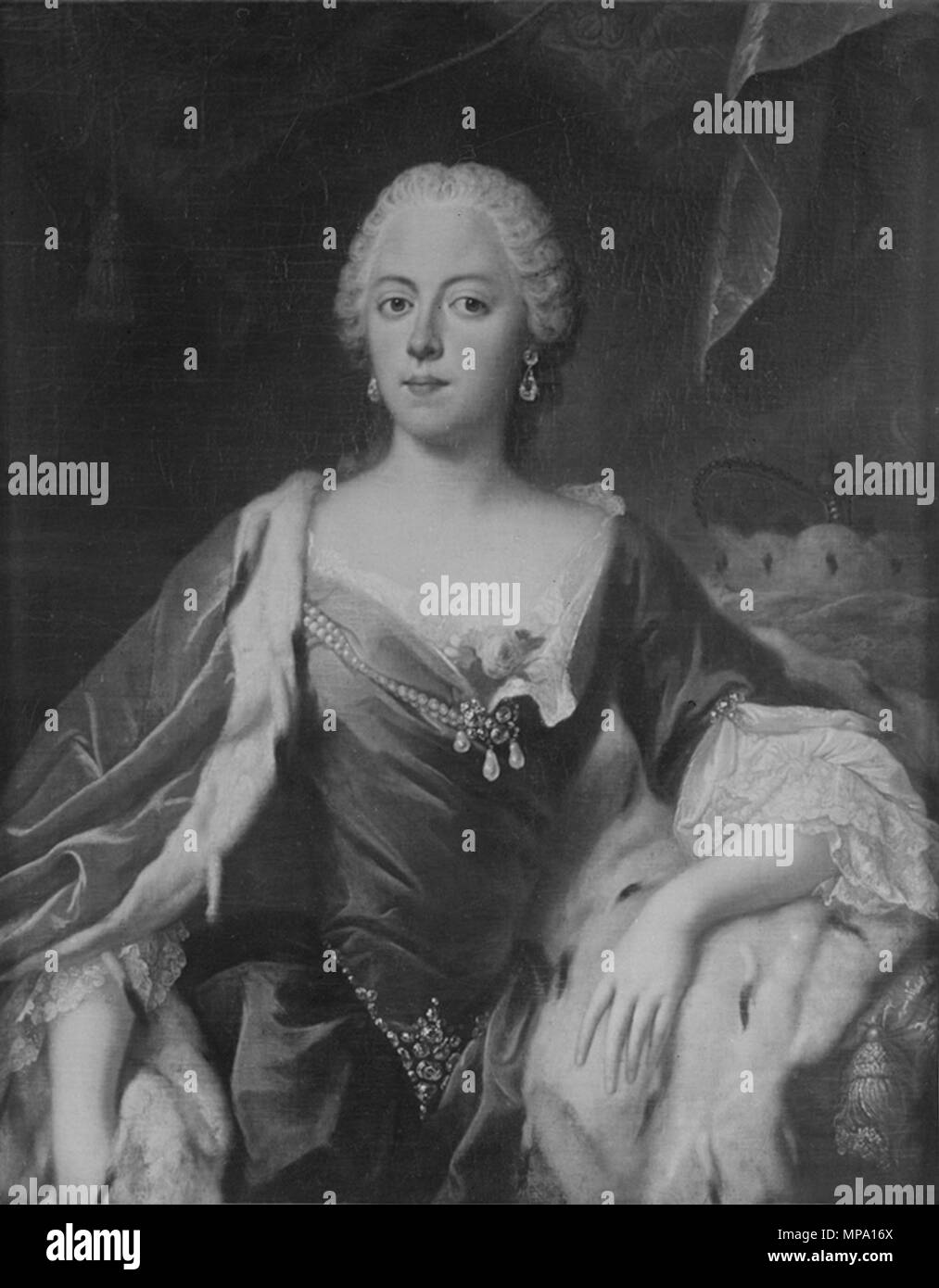 . English: Portrait of Maria Antonia of Bavaria (1724-1780) . 18th ...