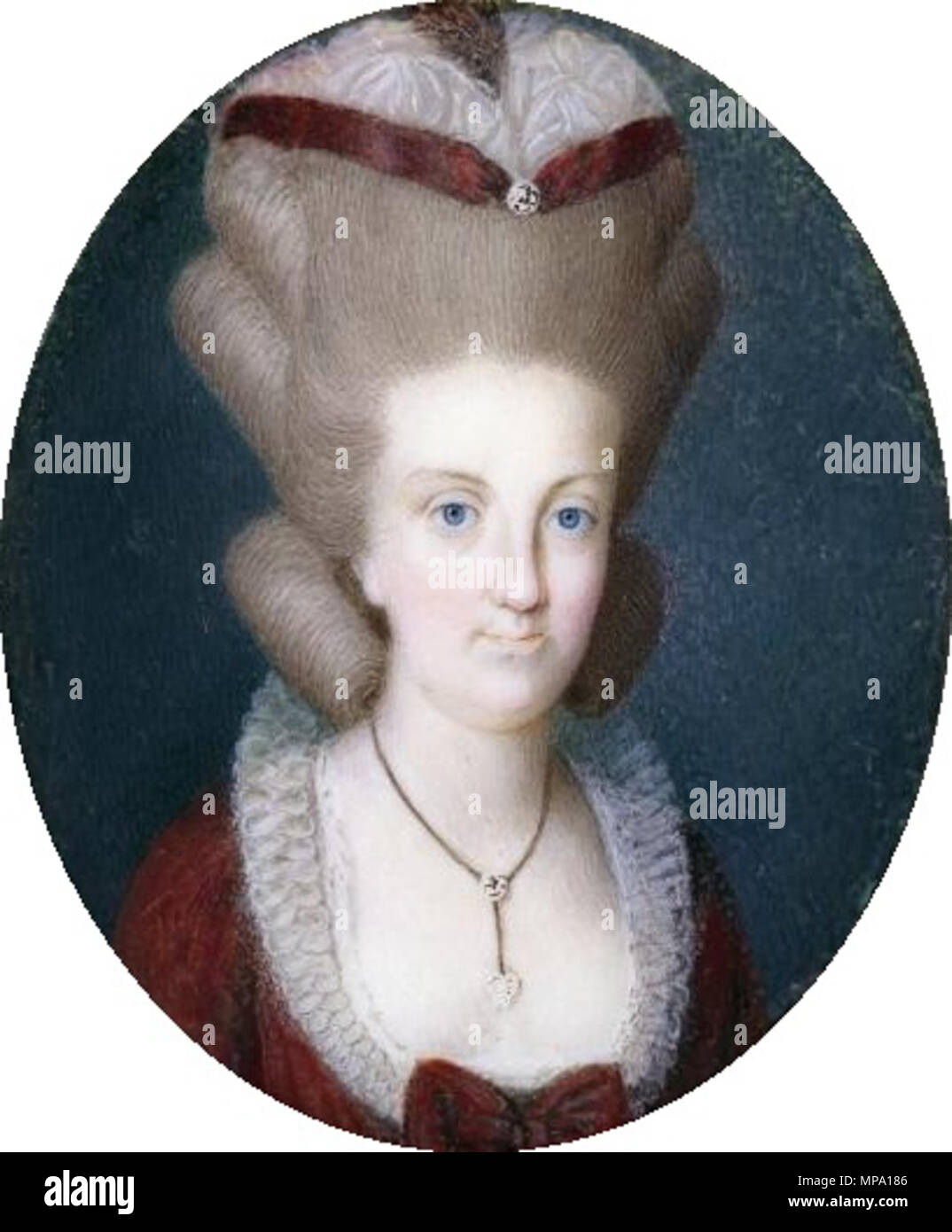 . Portrait of Maria Carolina of Austria (1752-1814) . 18th century. 857 ...