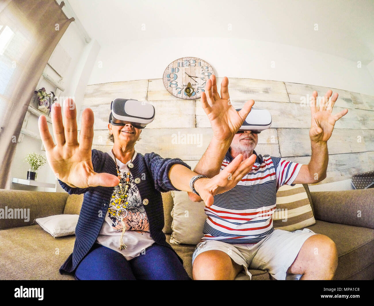 Virtual headset roller coaster hi-res stock photography and images - Alamy