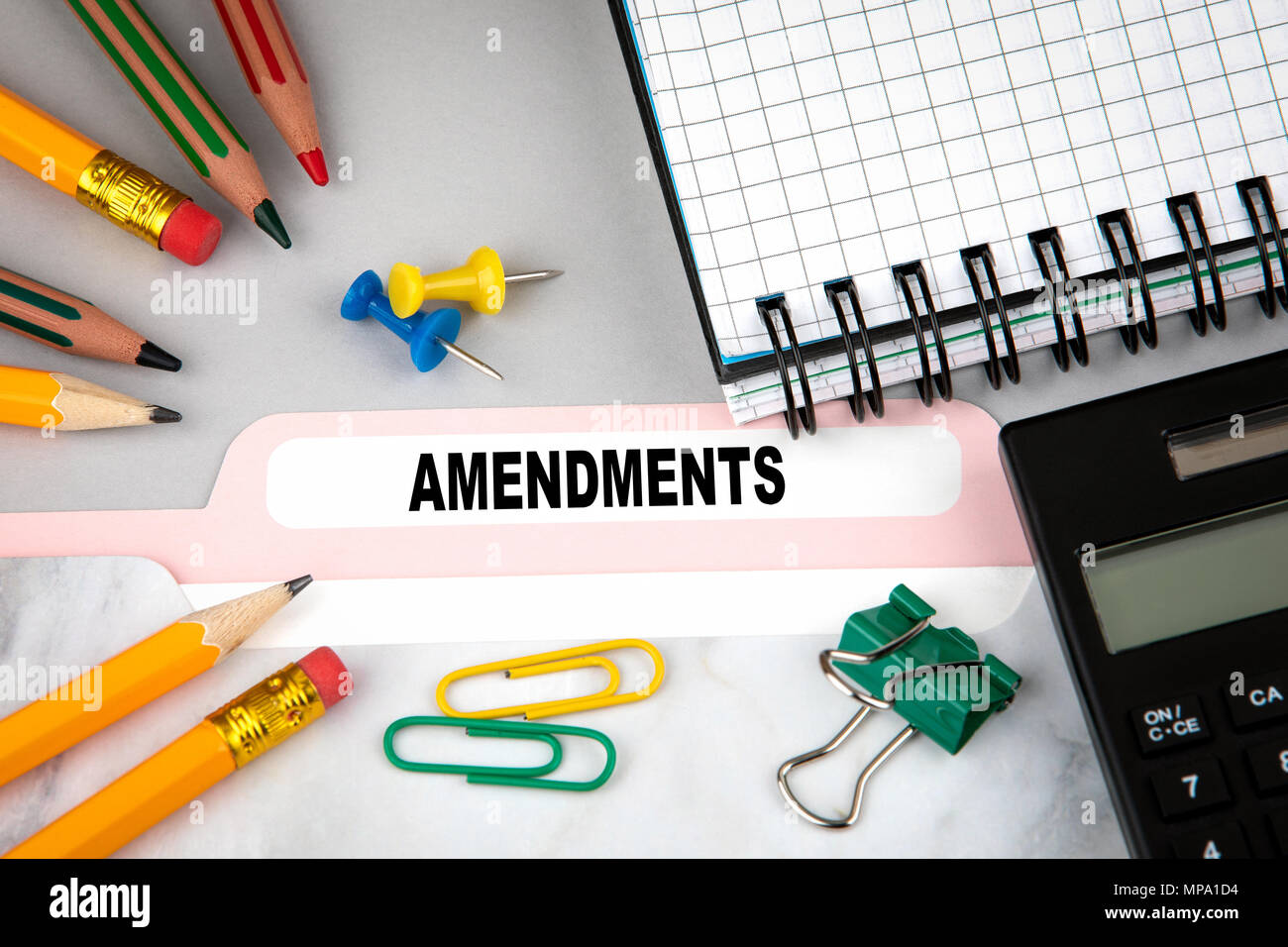 Amendments word hi-res stock photography and images - Alamy