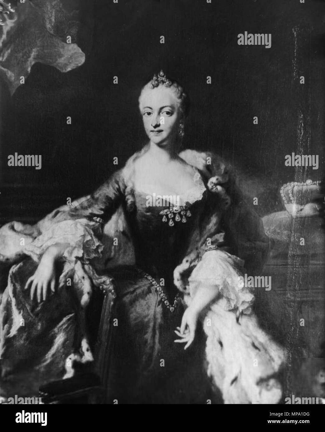 . English: Portrait of Maria Josepha of Bavaria (1739-1767) . 18th ...
