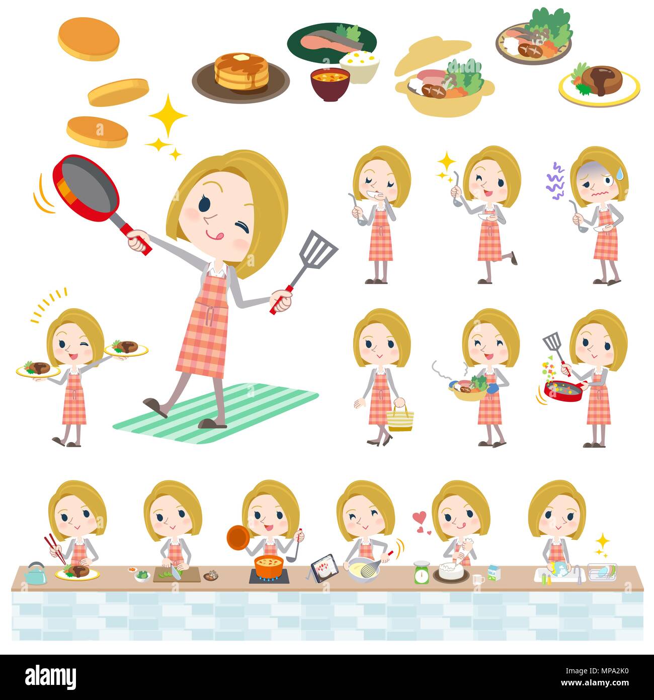 Whipping hair Stock Vector Images - Alamy