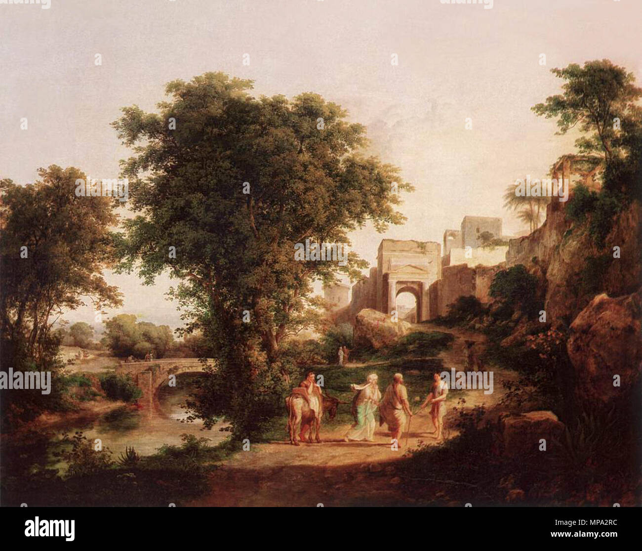 863 Markó, Károly - From the Pearl of Holy Antiquity (1833 Stock Photo ...