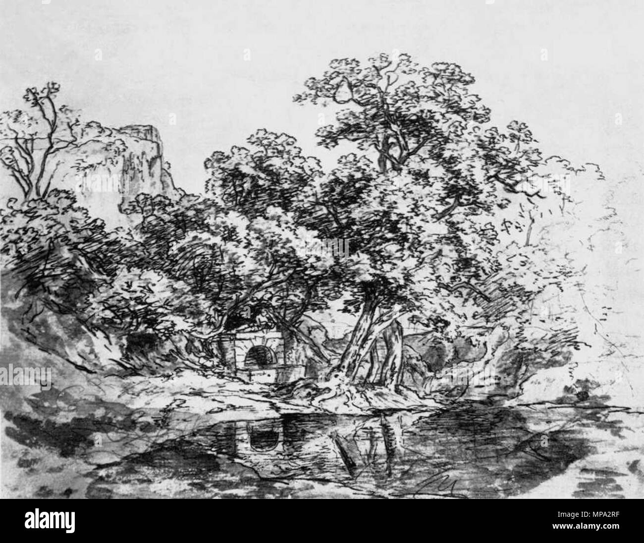 Fine art lake landscape Black and White Stock Photos & Images - Alamy