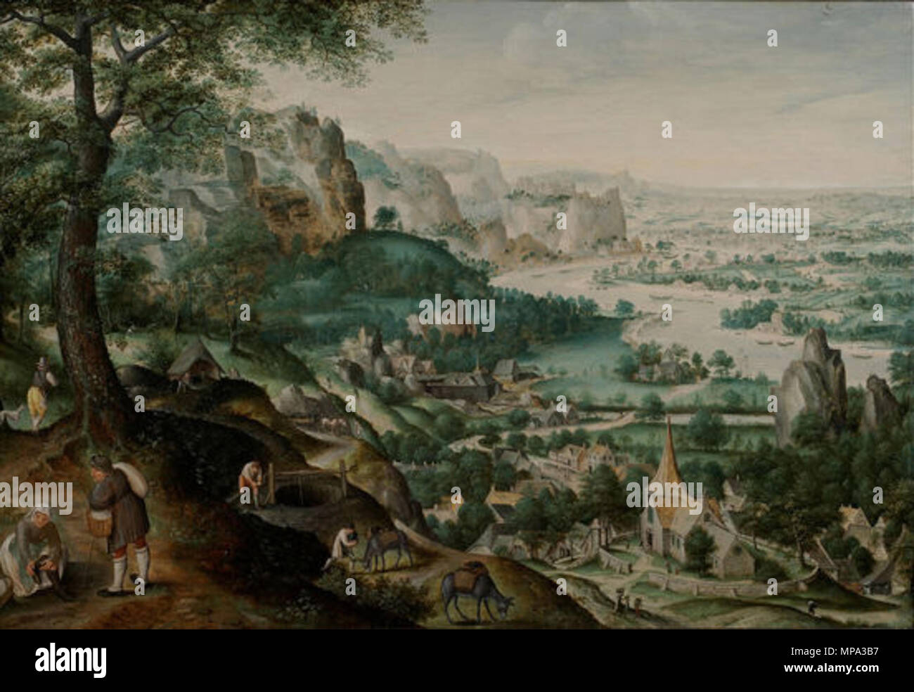Renaissance river painting hi-res stock photography and images - Alamy