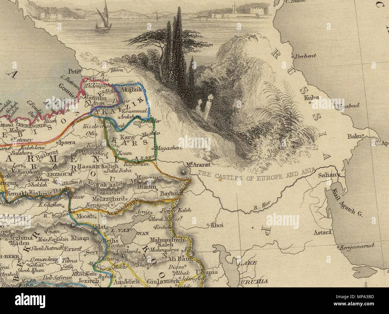 1851 asia map hi-res stock photography and images - Alamy