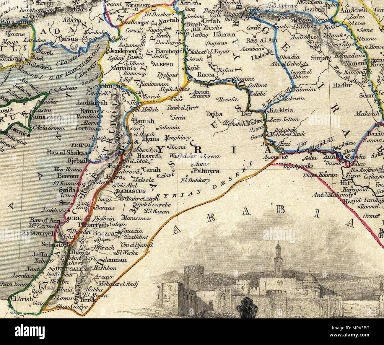 1851 asia map hi-res stock photography and images - Alamy