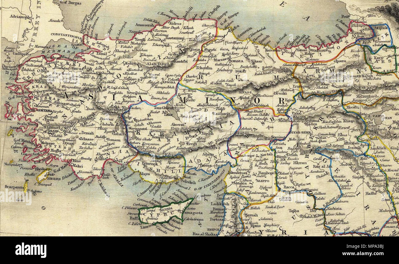 1851 asia map hi-res stock photography and images - Alamy