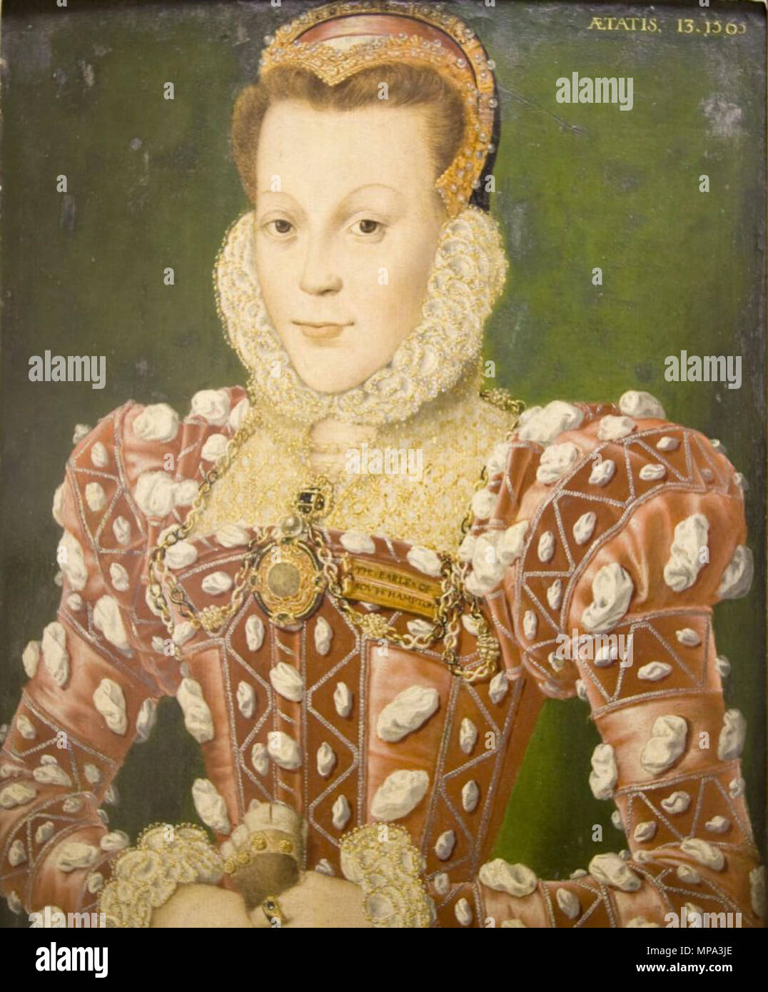 . English: Portrait of Mary (Browne) Wriothesley, Countess of ...