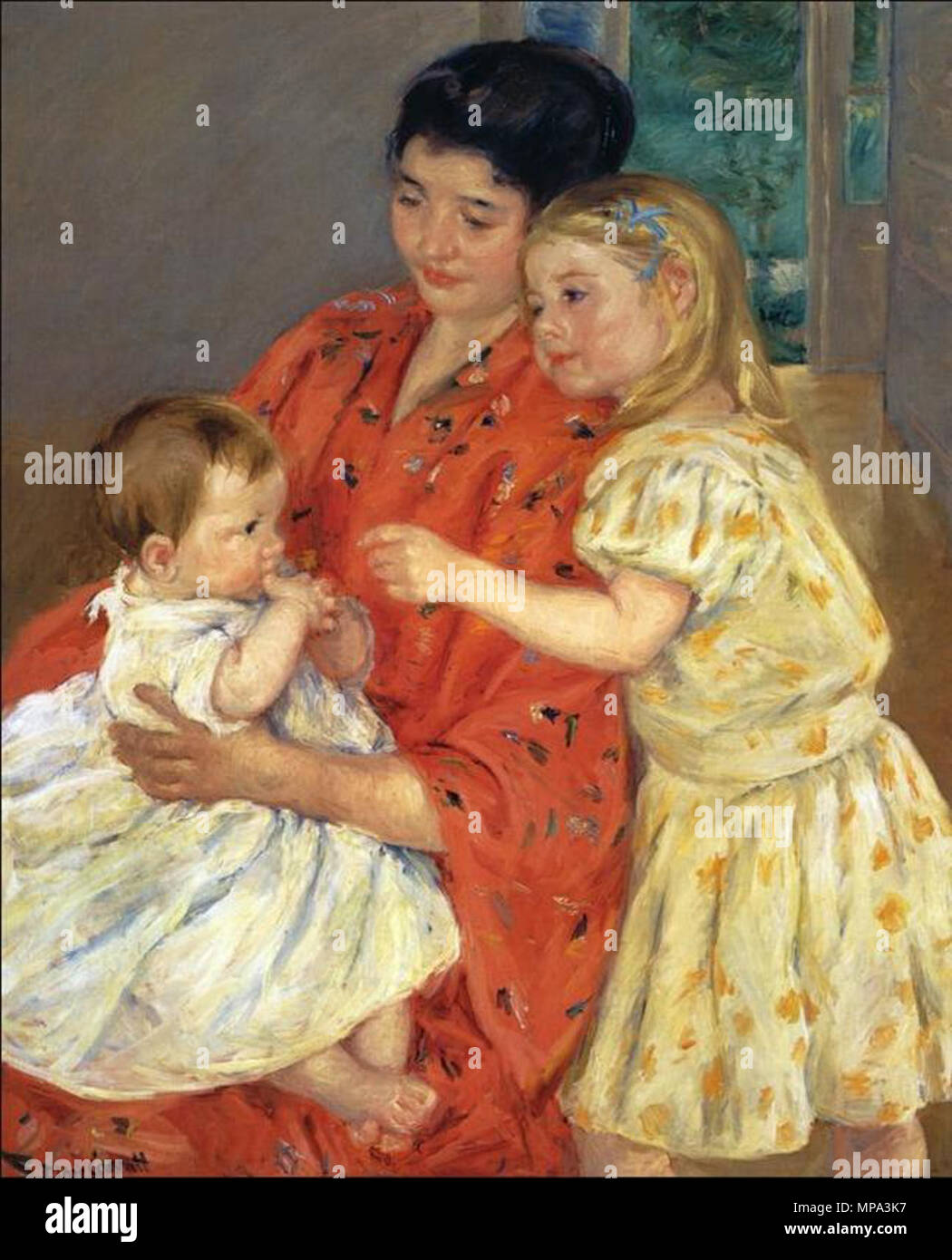 Early 1900s mother and children hi-res stock photography and images - Alamy
