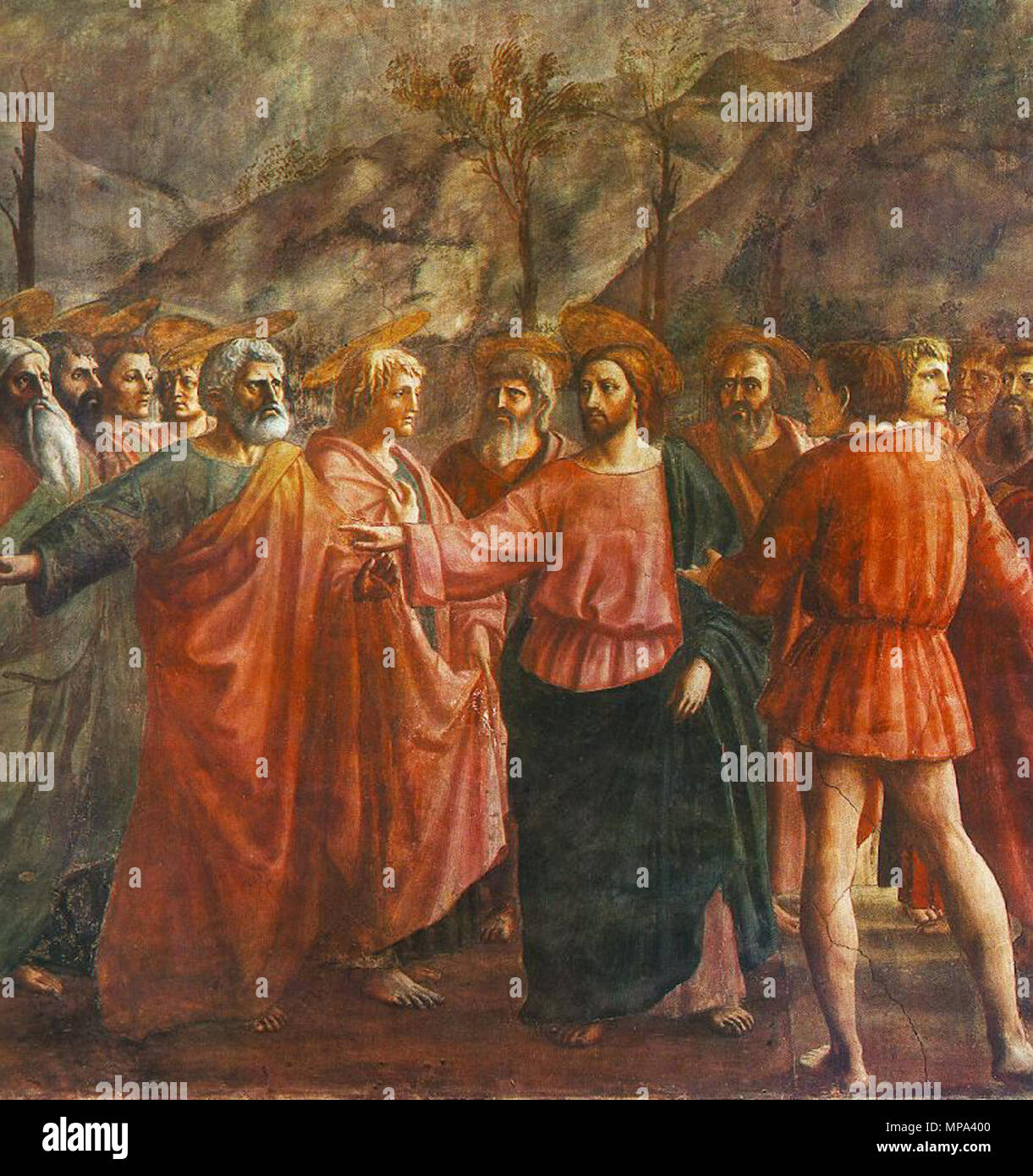 Masaccio the tribute money hi-res stock photography and images - Alamy