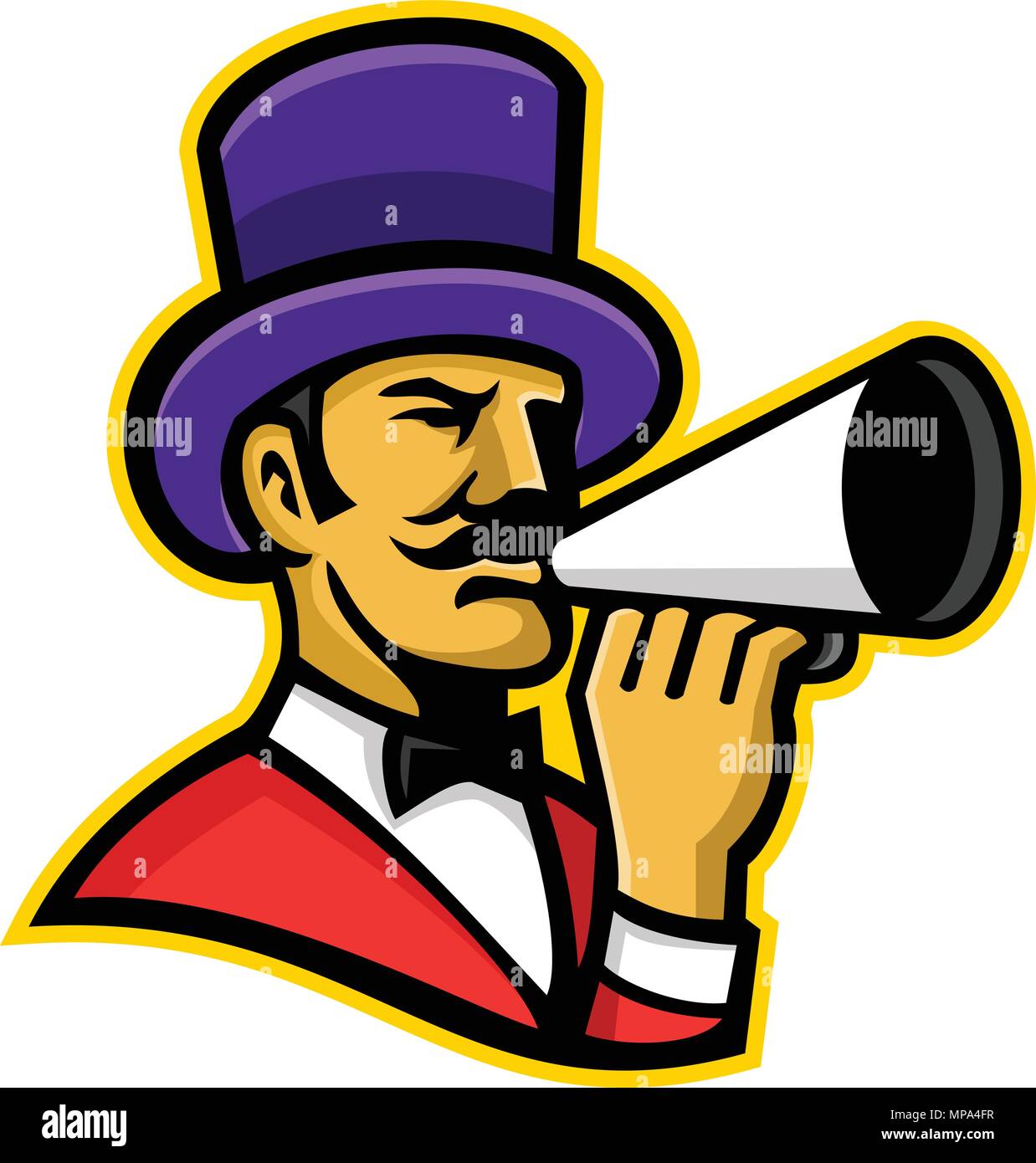 Circus master of ceremonies Stock Vector Images - Alamy