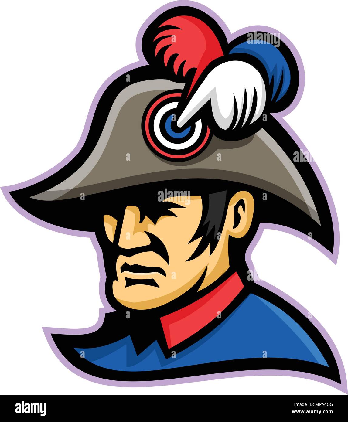 French tricorn hat Stock Vector Images - Alamy