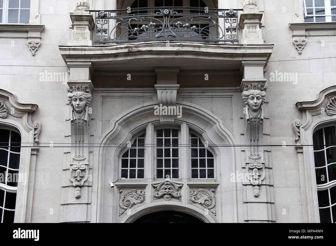 The Writers House in Tbilisi which was built in the art nouveau style ...