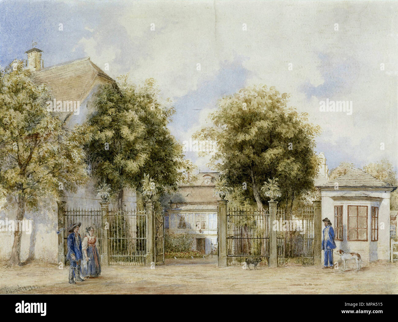 Biedermeier painting hi-res stock photography and images - Alamy