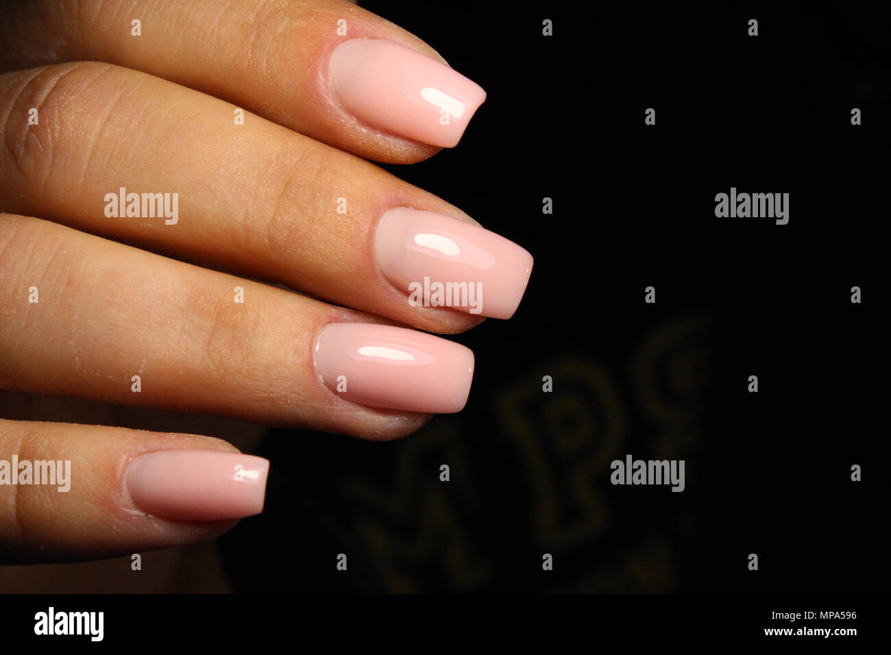 Manicure design nails Stock Photo - Alamy