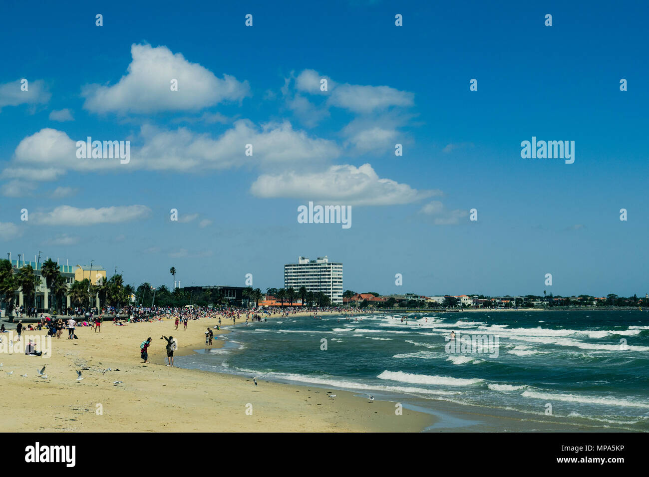 St Kilda beach, Melbourne, Victoria, Australia Stock Photo - Alamy