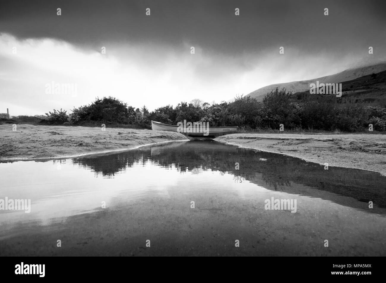 An irish lough Black and White Stock Photos & Images - Alamy