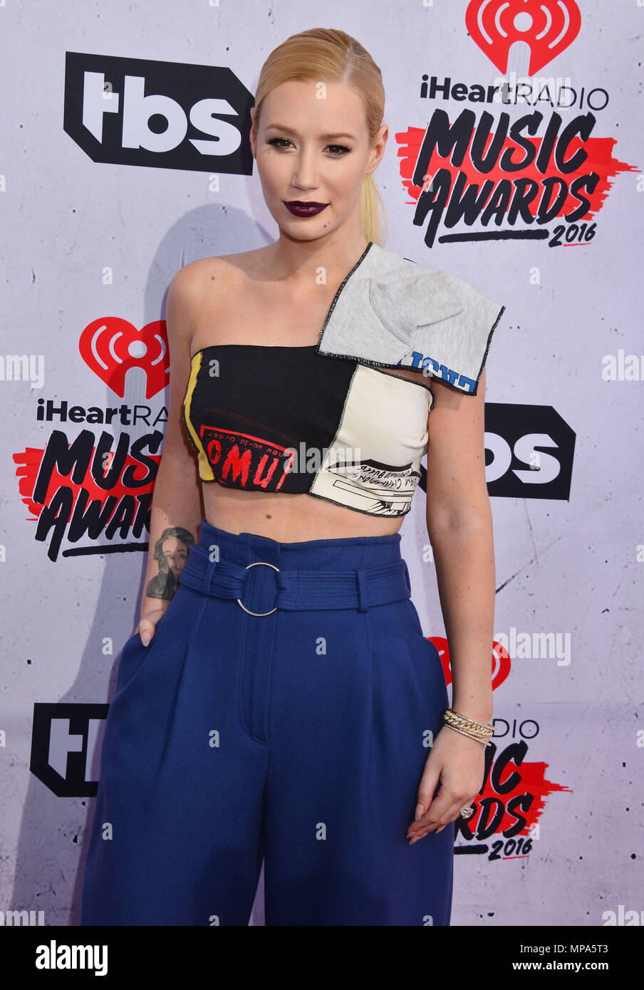 a Iggy Azalea 013 at the 2016 iHeartRadio Music Awards at the Great ...