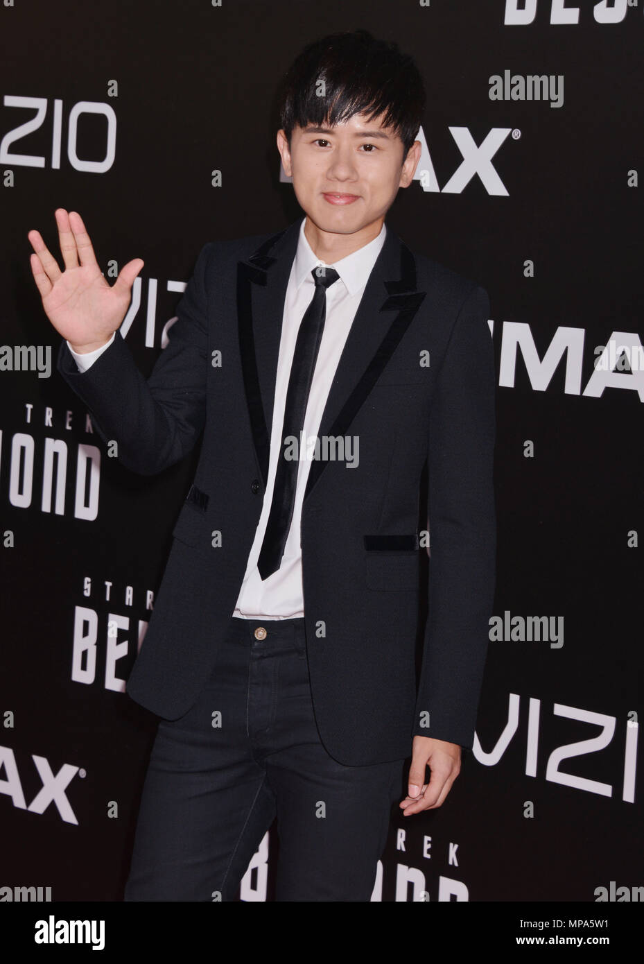 Jason Zhang 070 arriving at the Star Trek Beyond Premiere at the ...
