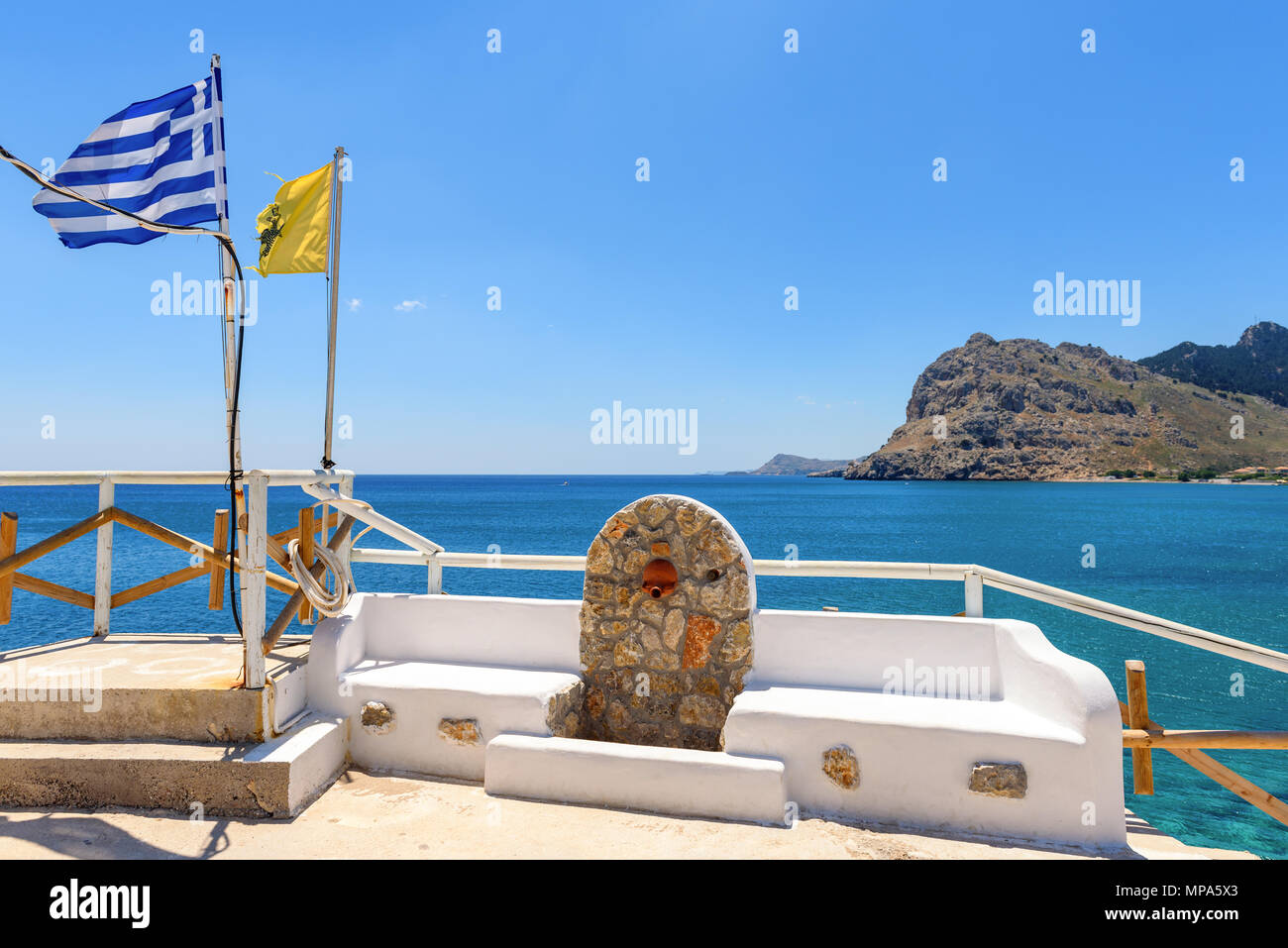 Kolymbia harbor hi-res stock photography and images - Alamy