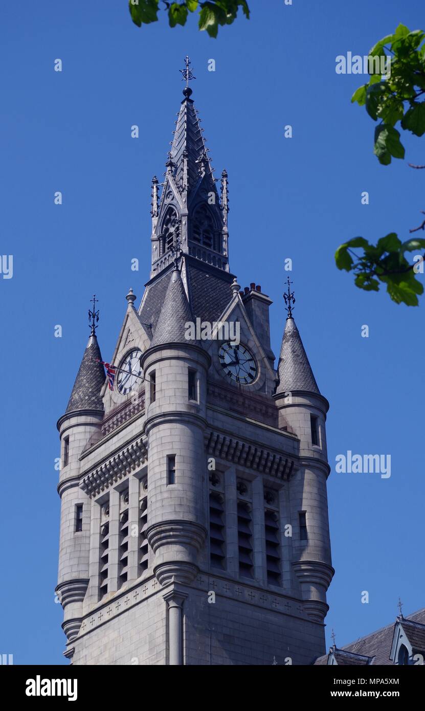 Aberdeen Sheriff Court and Tollbooth Museum. Imposing Victorian Granite ...