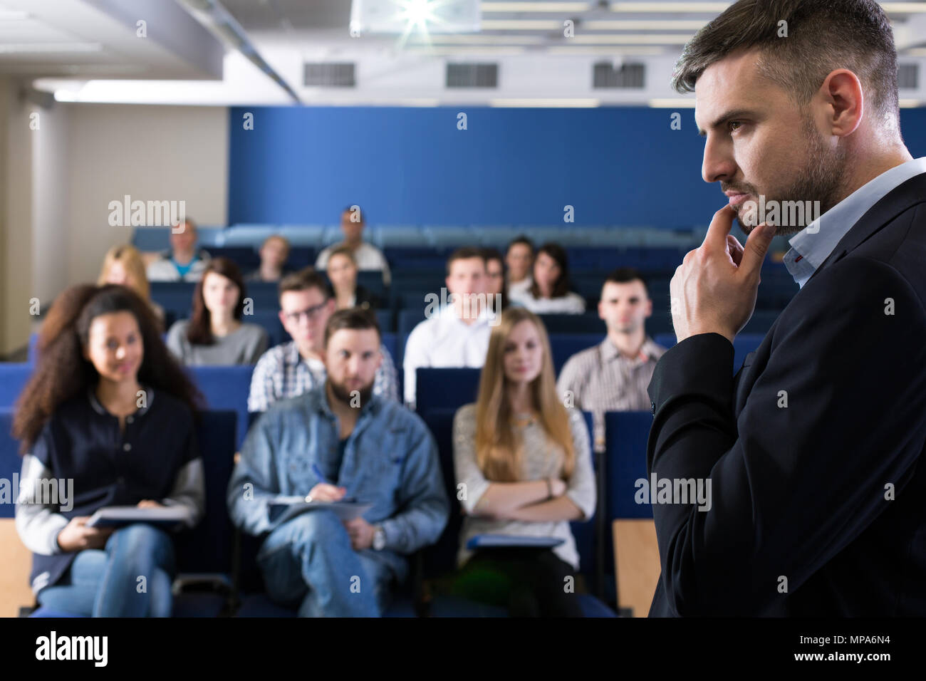 University test speaker hi-res stock photography and images - Alamy
