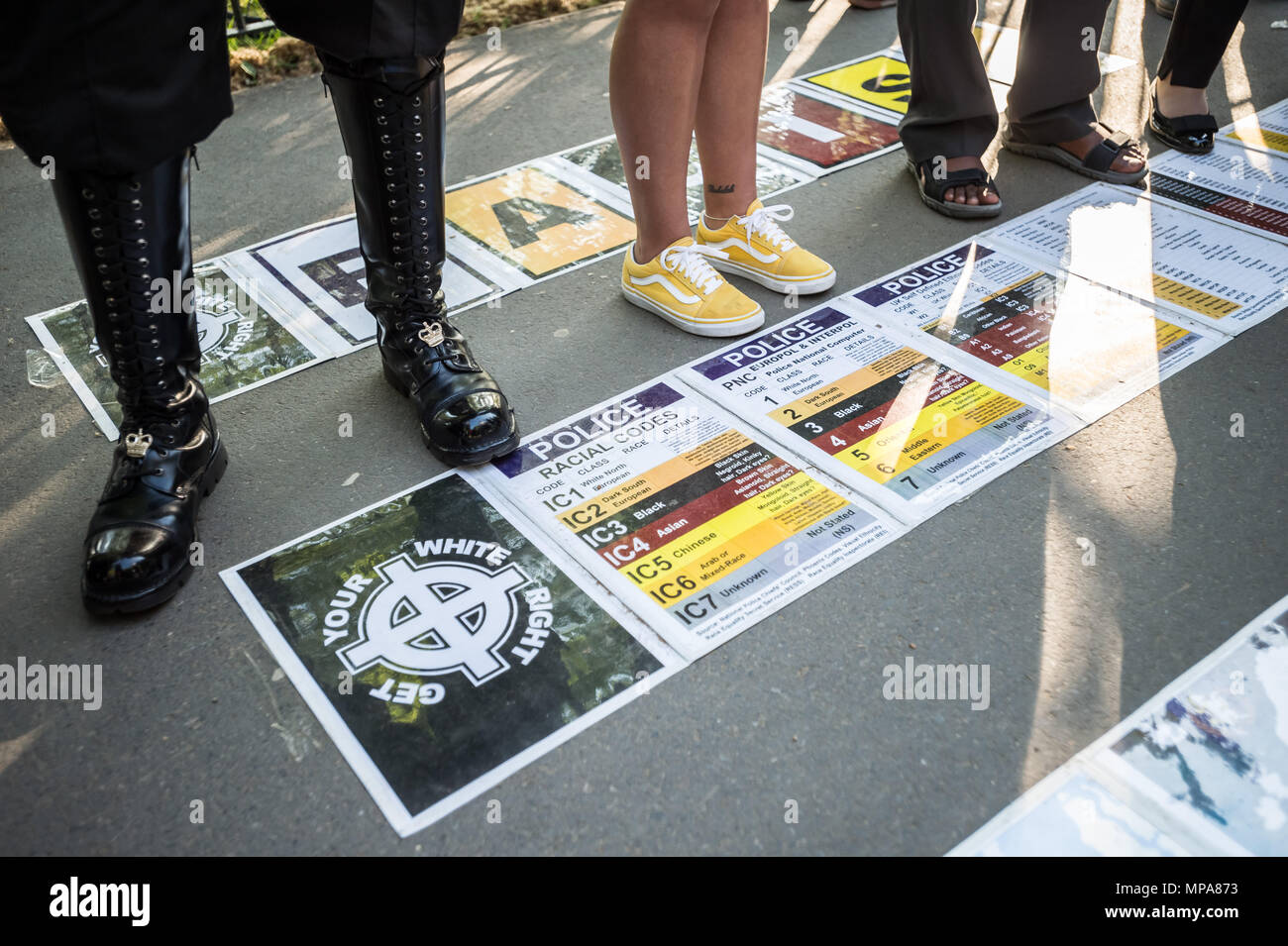 Police racial codes hi-res stock photography and images - Alamy