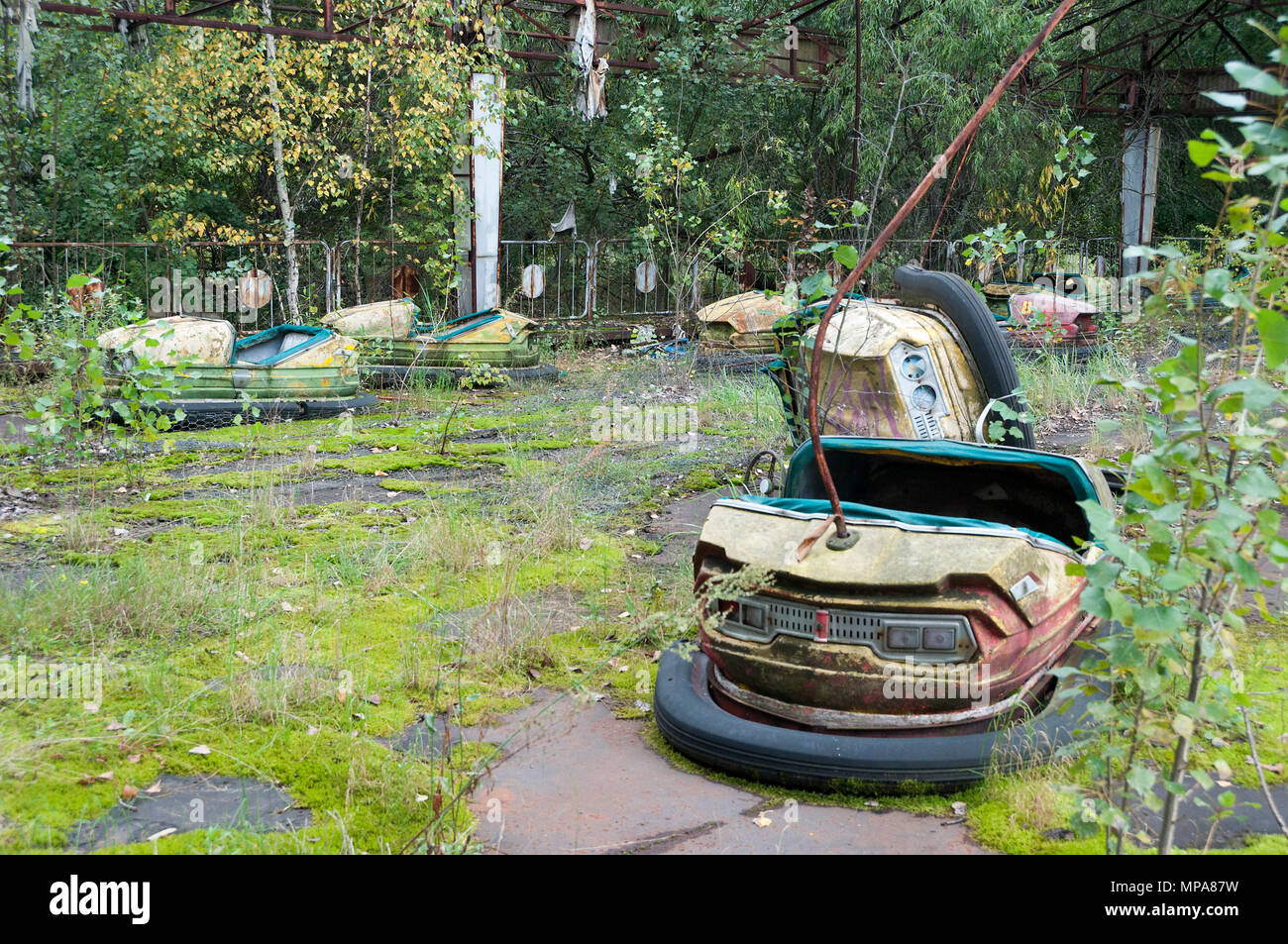 Pripyat fairground after the Chernobyl disaster Stock Photo - Alamy
