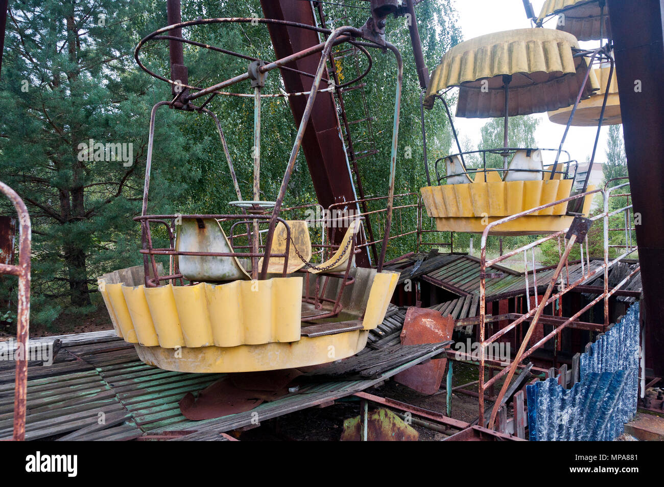 Pripyat fairground after the Chernobyl disaster Stock Photo - Alamy