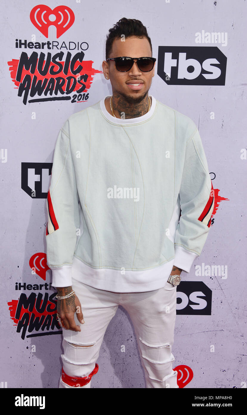 Chris Brown 086 at the 2016 iHeartRadio Music Awards at the Great ...
