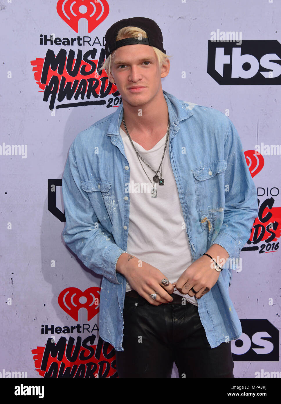 Cody Simpson at the 2016 iHeartRadio Music Awards at the Great Western ...