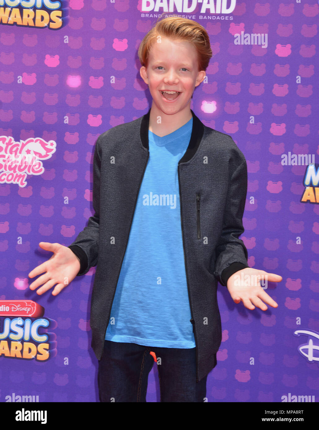 Cody Veith at the RDMA-Radio Disney Music Awards 2016 at the Microsoft ...