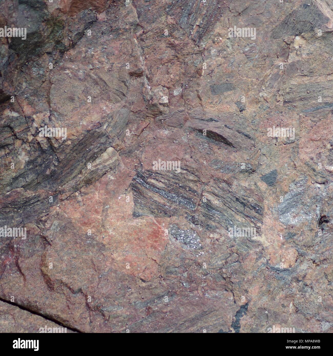 Migmatite Rock Migmatite, High Grade Metamorphic Rock. Natural