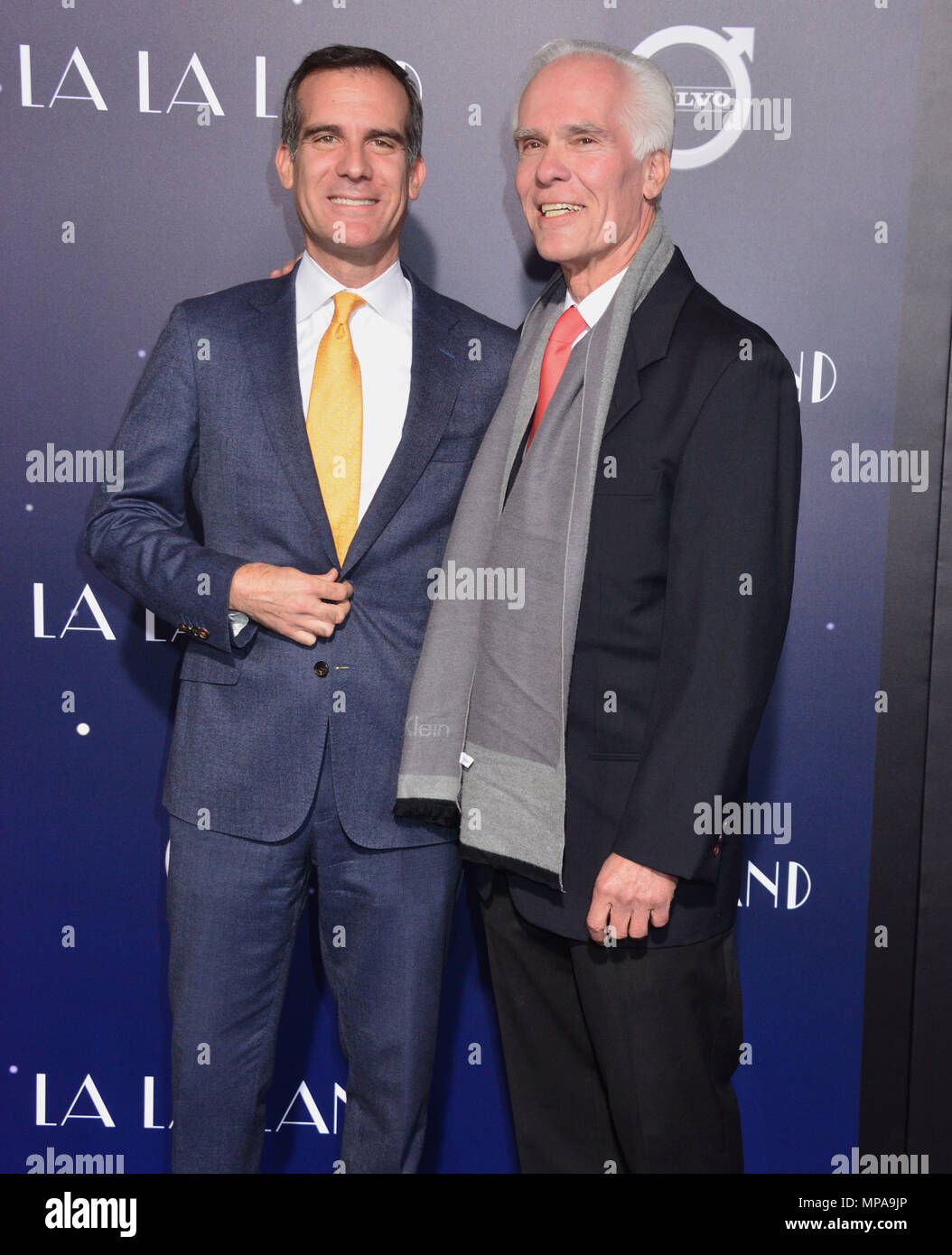 Eric Garcetti - LA Mayor and dad at the La La Land premiere at the ...