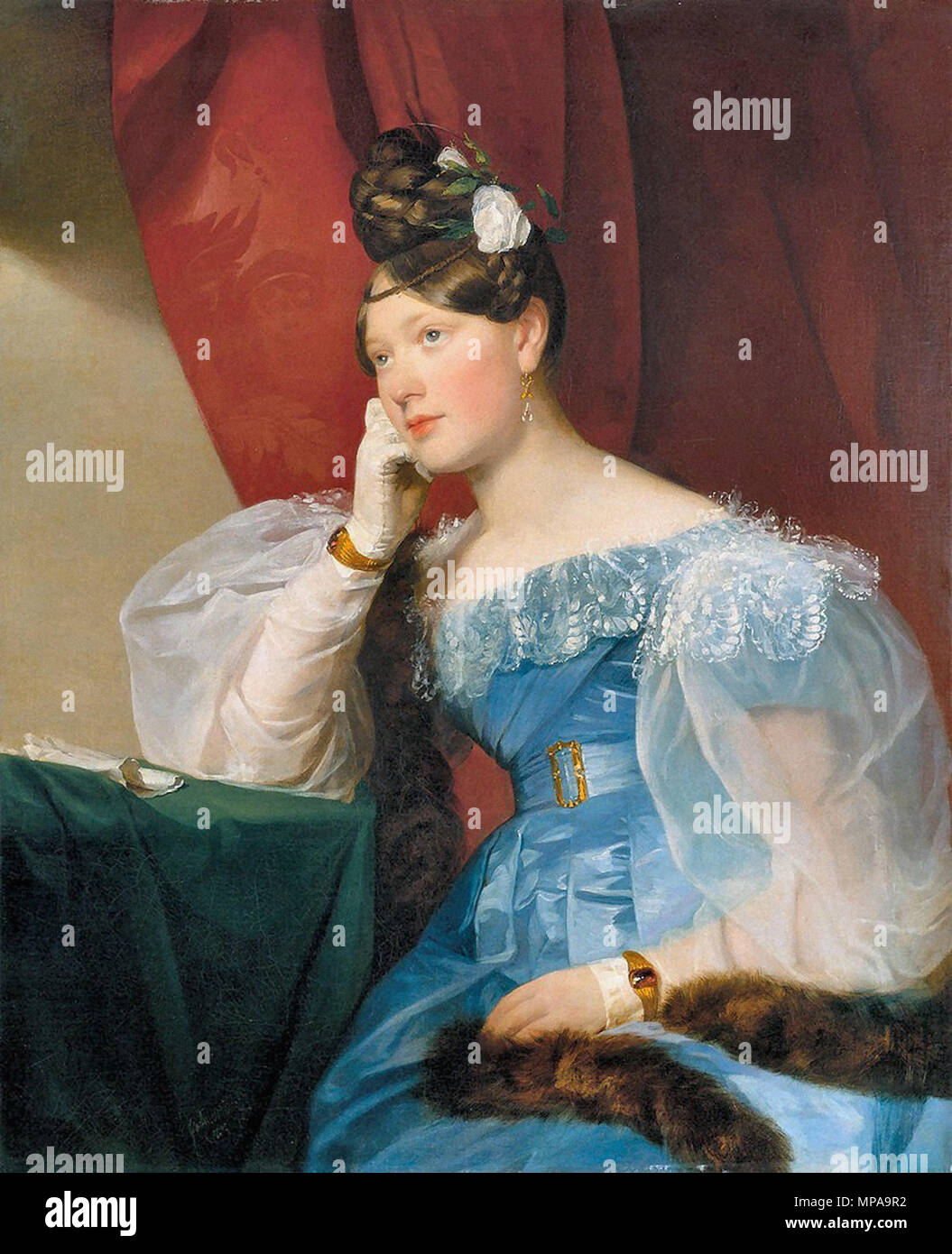 Amerling Friedrich Von - Countess Julie Von Woyna Stock Photo - Alamy