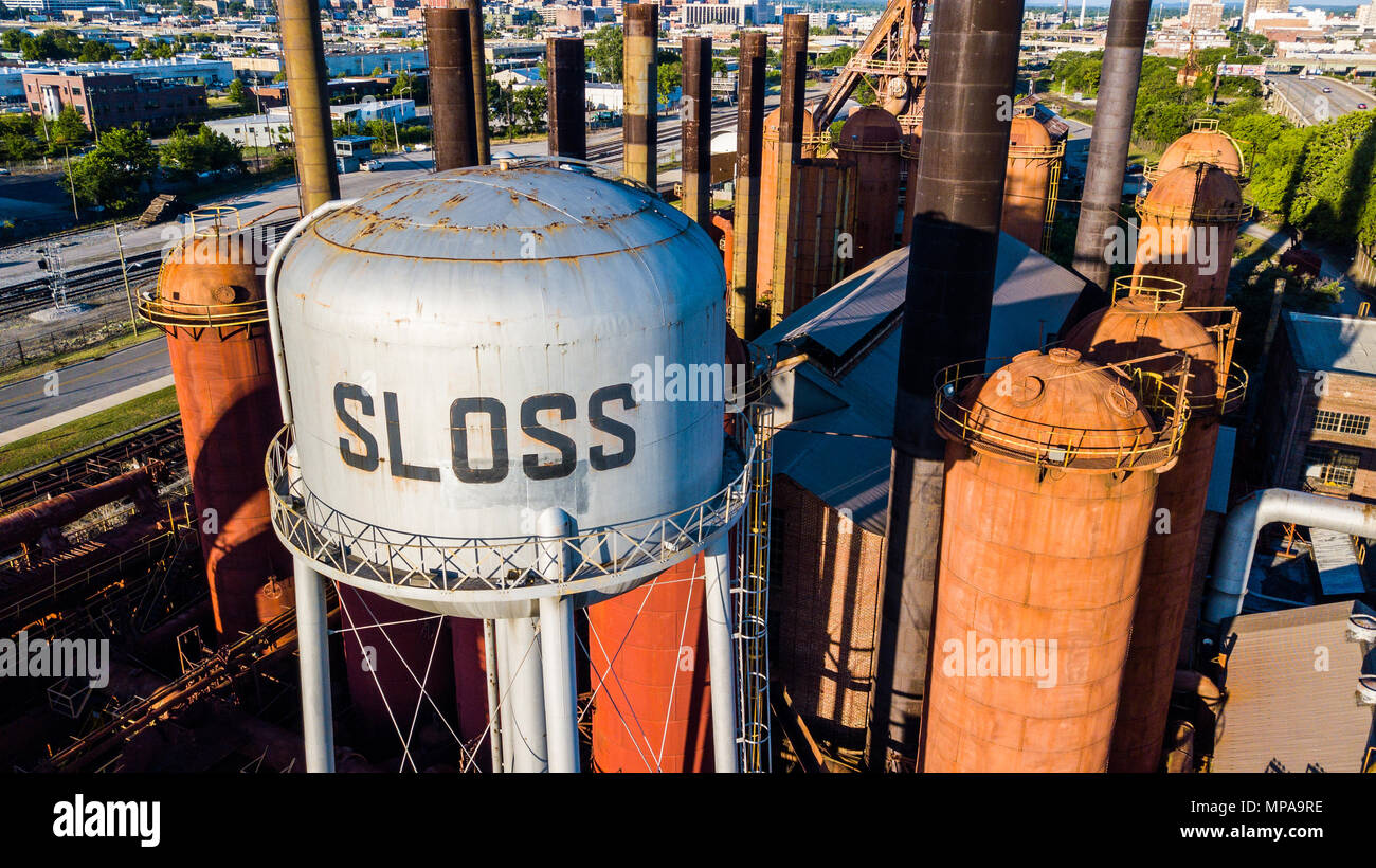 Sloss Furnaces, operated 1882-1970, longest continually running blast ...