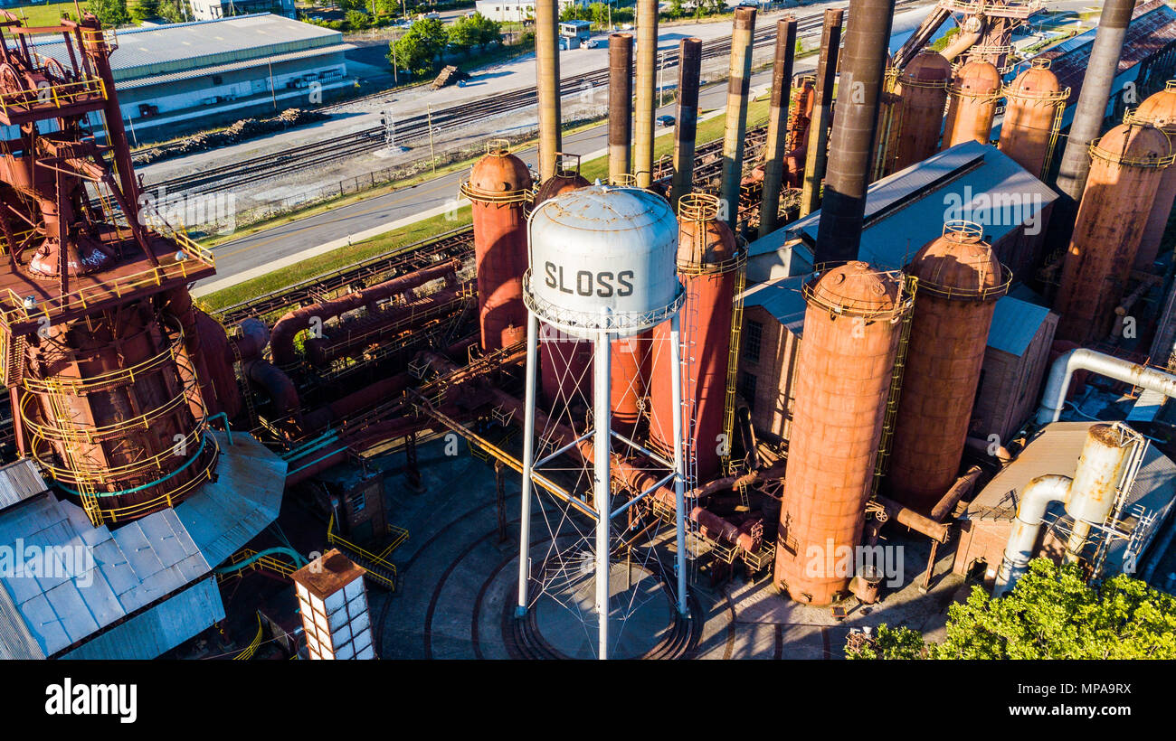 Sloss Furnaces, operated 1882-1970, longest continually running blast ...