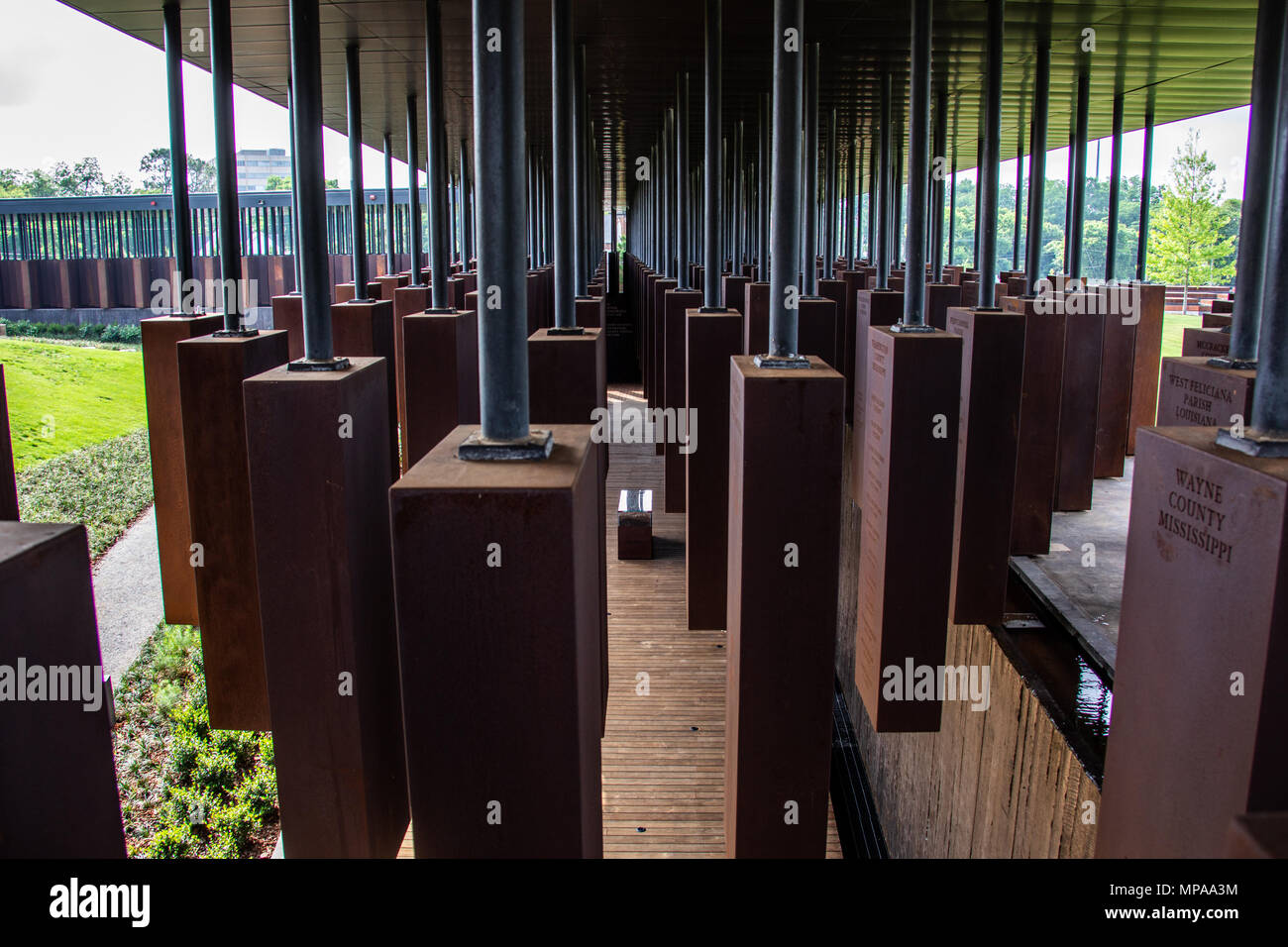 The National Memorial for Peace and Justice or National Lynching ...