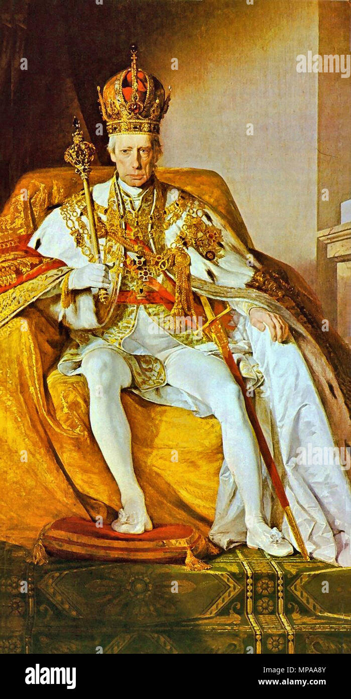 Amerling Friedrich Von - Kaiser Franz I 1 Stock Photo - Alamy
