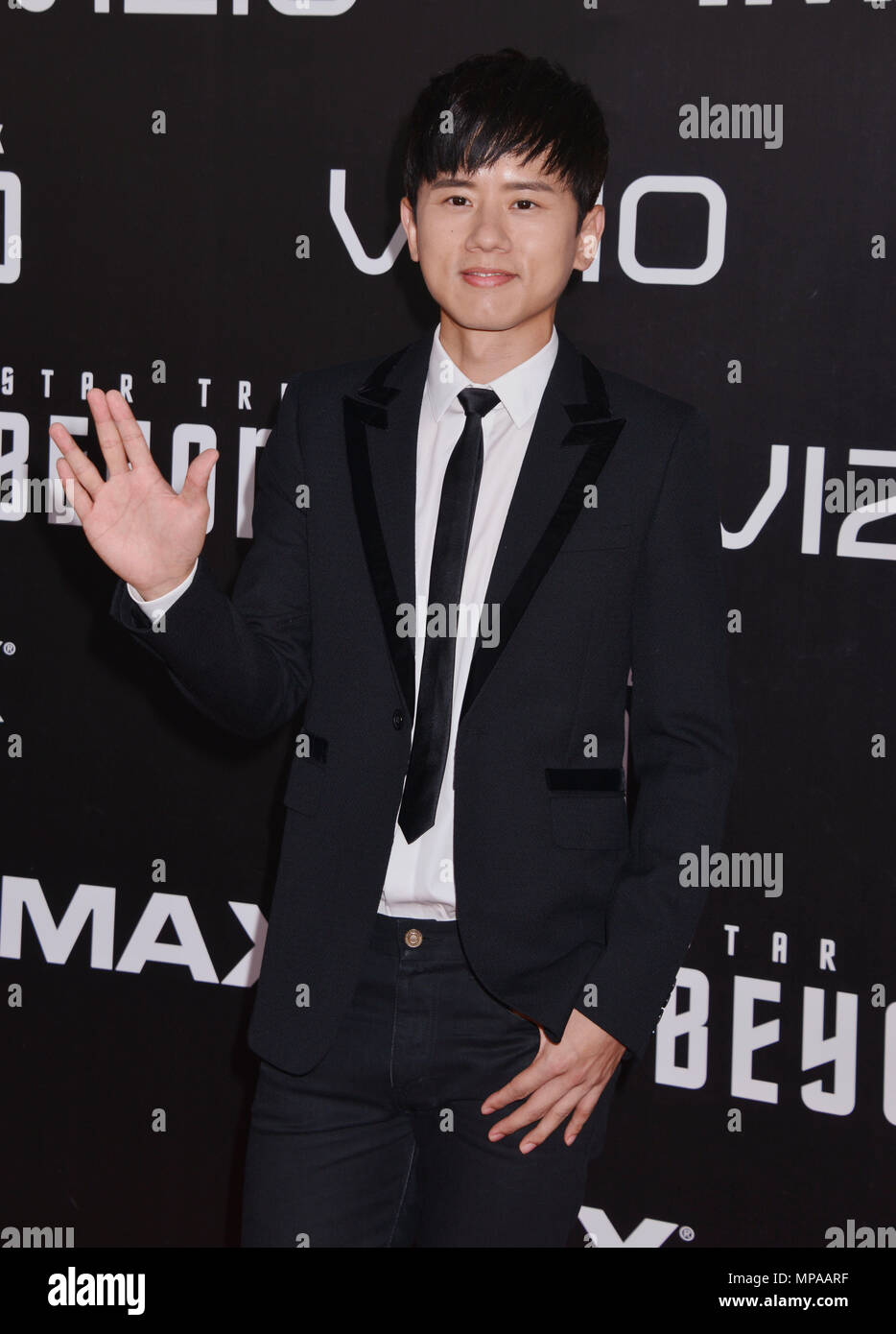 Jason Zhang 072 arriving at the Star Trek Beyond Premiere at the ...