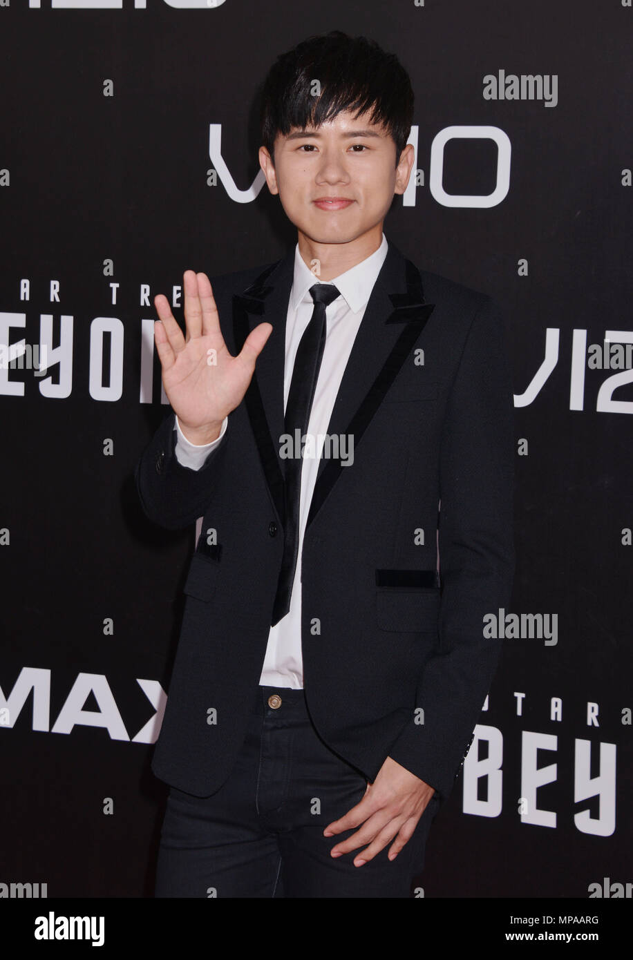 Jason Zhang 073 arriving at the Star Trek Beyond Premiere at the ...