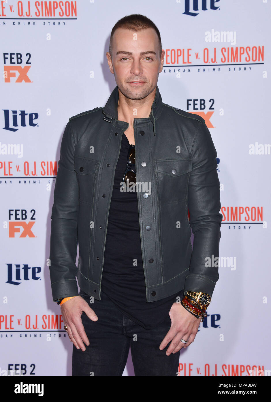 Joseph Lawrence at The People V. O.J. Simpson Premiere at the Westwood ...